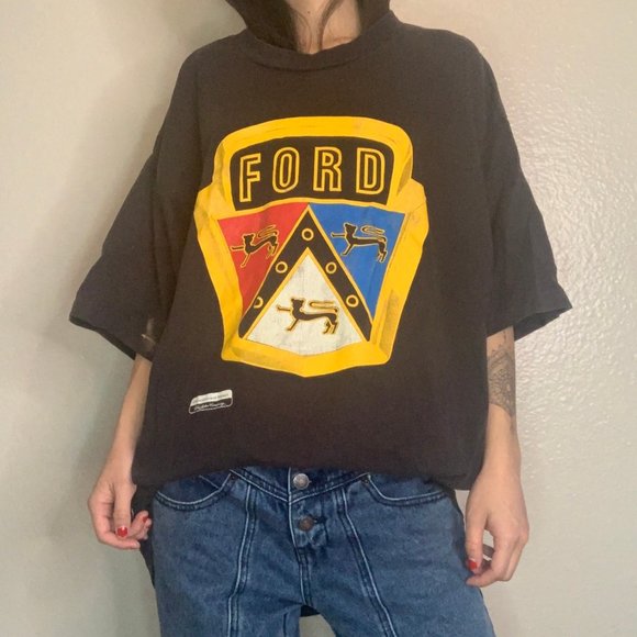 Vintage | Shirts | Vintage Ford Classic Logo Tshirt | Poshmark